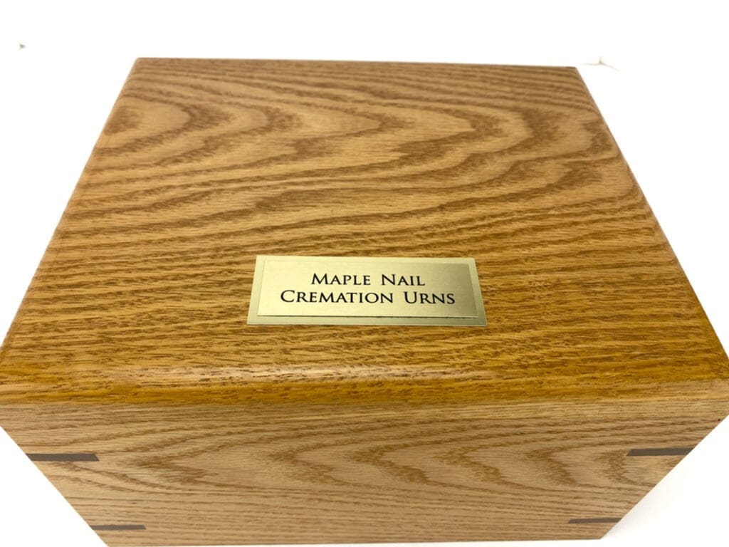 Simple Cherry Companion Cremation Urn - Maple Nail Cremation Urns
